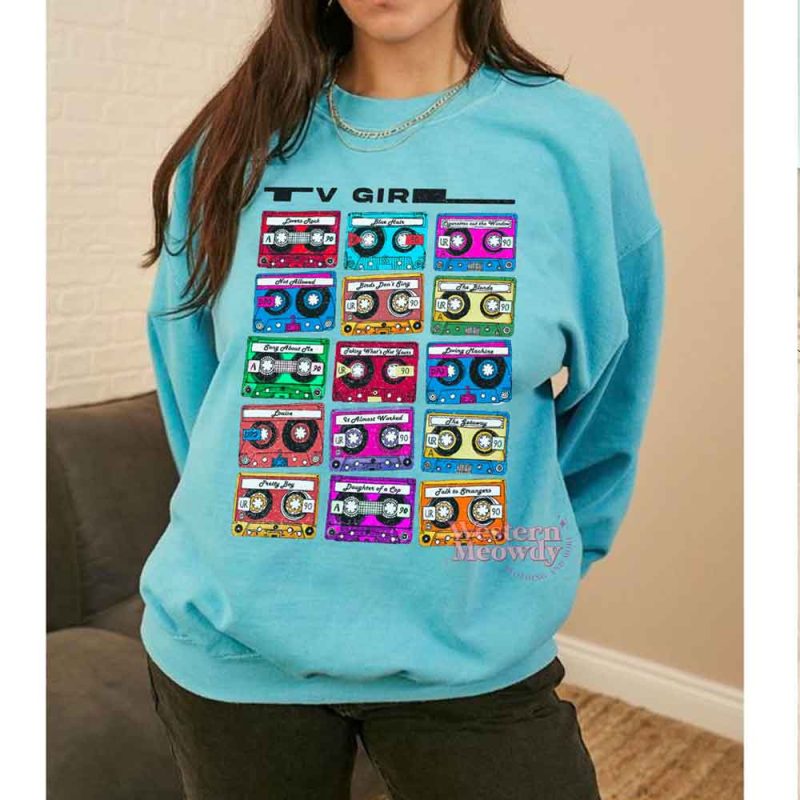 TV Girl Cassette Tapes Shirt - Western Meowdy