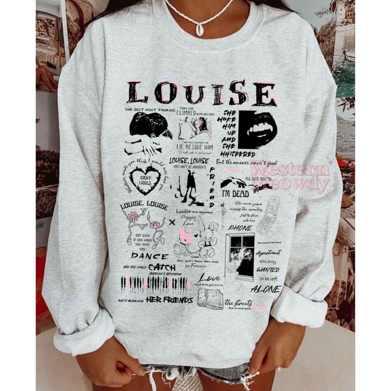 TV Girl Louise Lyric Shirt - Western Meowdy