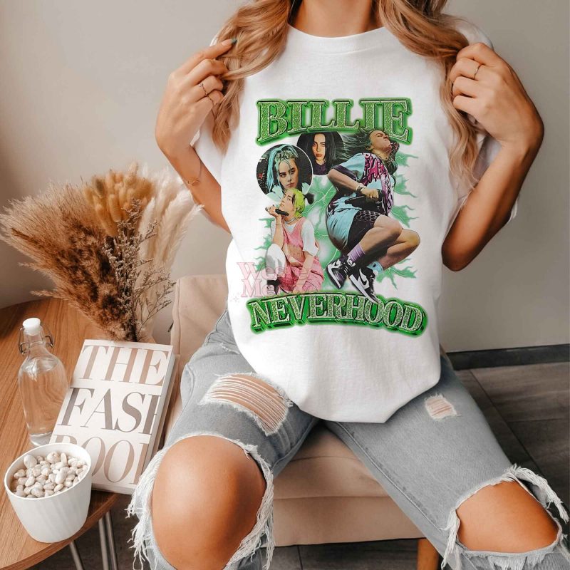 Vintage Bootleg Billie Eilish Neverhood T-Shirt - Western Meowdy Vintage Bootleg Billie Eilish Neverhood T-Shirt - Western Meowdy