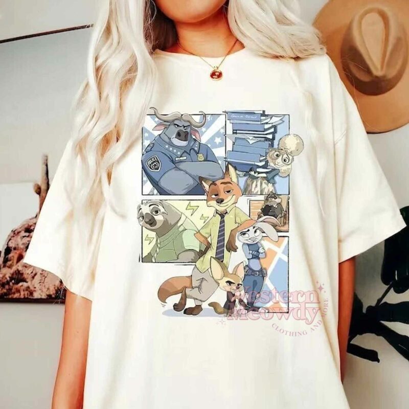 Vintage Zootopia T-shirt - Western Meowdy