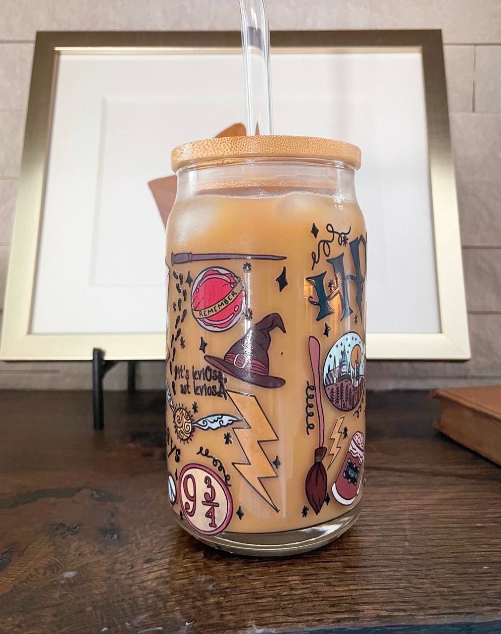 Hogwarts Houses Harry Potter 16oz Libbey Glass - Western Meowdy