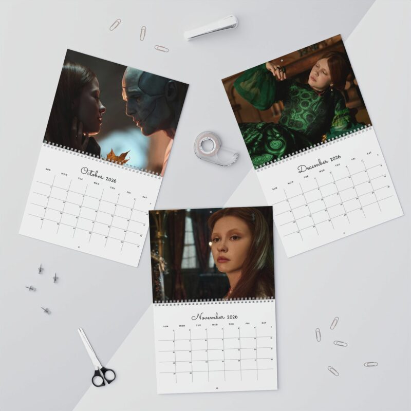 Elizabeth Lavenza 2026 Calendar – Frankenstein Movie Merch - Western Meowdy