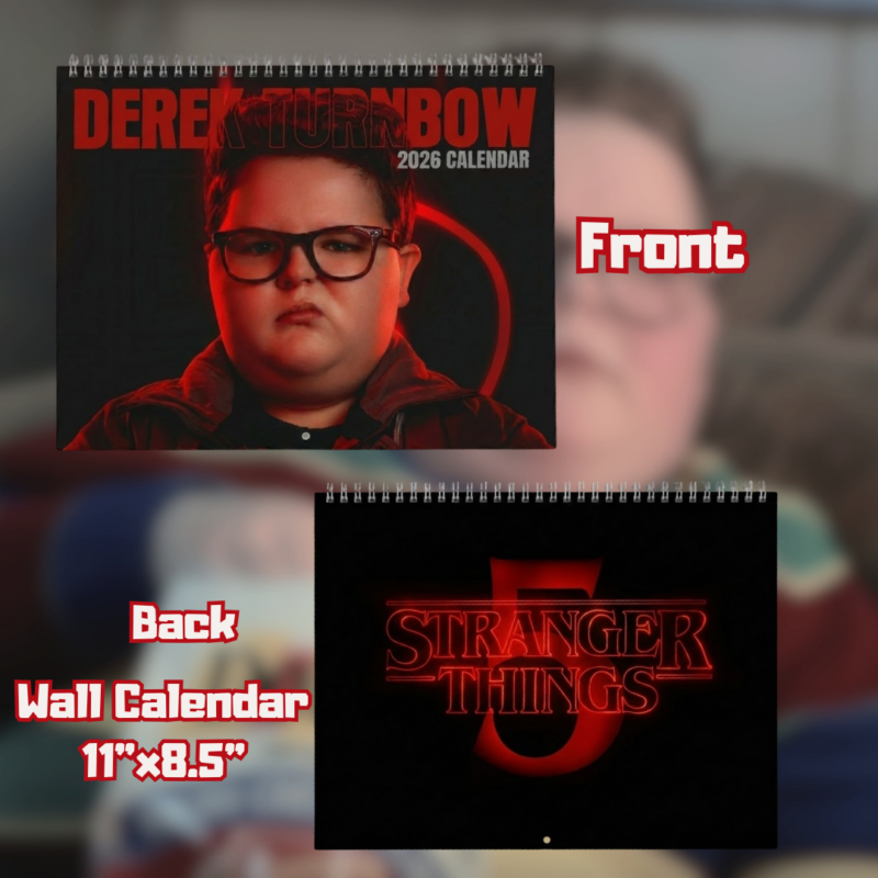 Derek Turnbow 2026 Calendar - Movie Merch - Western Meowdy
